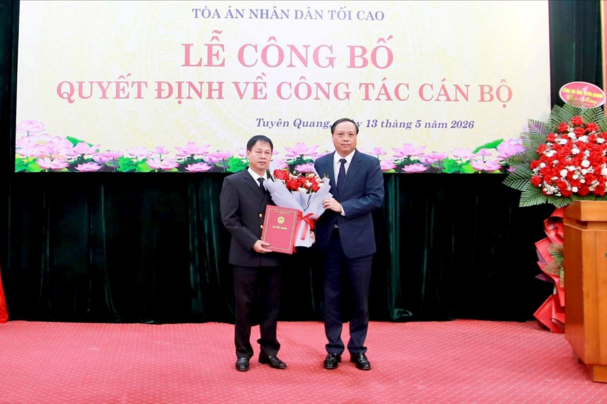Đồng chí Bùi Đức Thuận giữ chức Chánh án TAND tỉnh Tuyên Quang