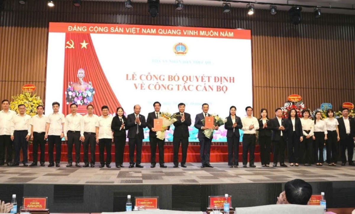 Chánh án Tòa án nhân dân tối cao bổ nhiệm hai Phó Chánh án TAND thành ...